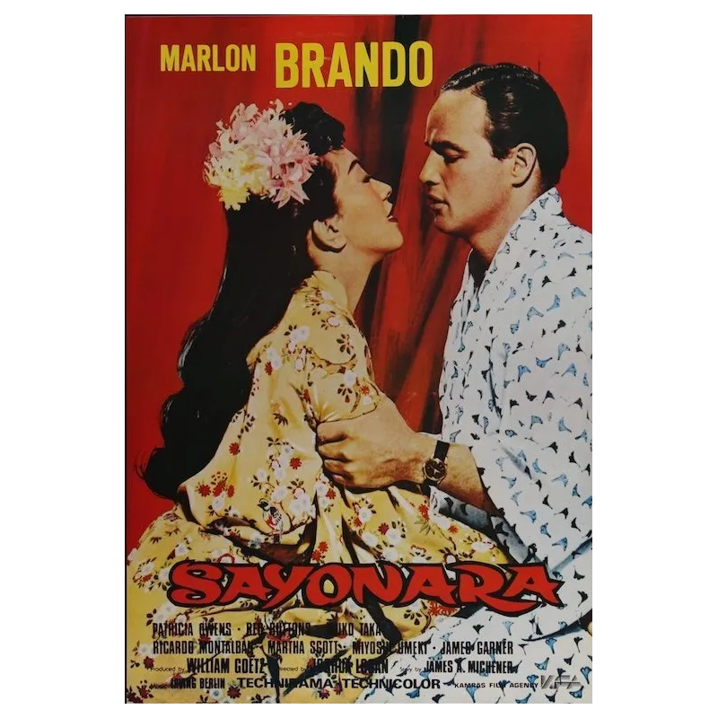 Sayonara Italian fotobusta movie poster - illustraction Gallery