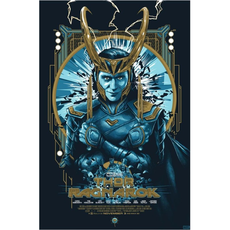 Thor: Ragnarok limited edition print set by Vance Kelly - illustraction ...