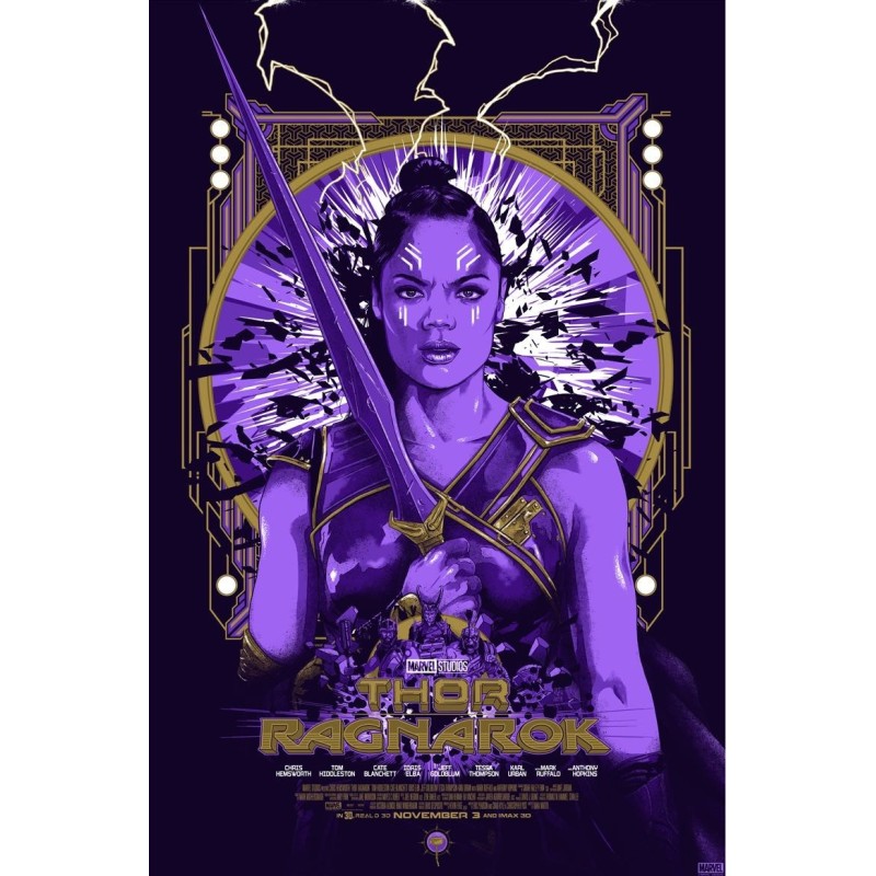 Thor: Ragnarok limited edition print set by Vance Kelly - illustraction ...