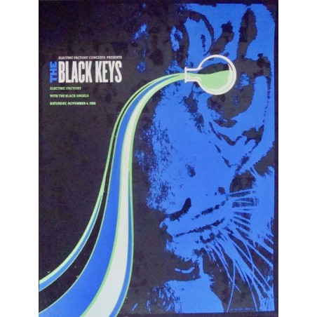 The Black Keys Philadelphia 2006 limited edition concert poster by Todd ...