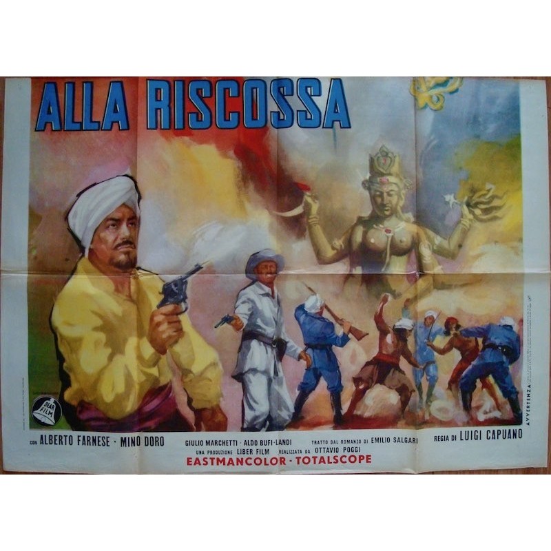 Sandokan Fights Back (Sandokan alla riscossa) Italian movie poster ...