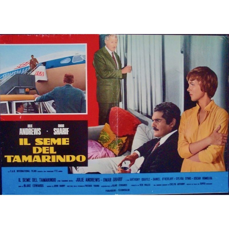 The Tamarind Seed Italian fotobusta movie poster set - illustraction ...