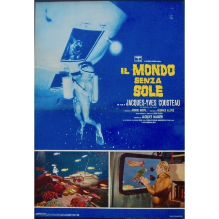 Le monde du silence (World Without Sun) Italian fotobusta movie poster ...