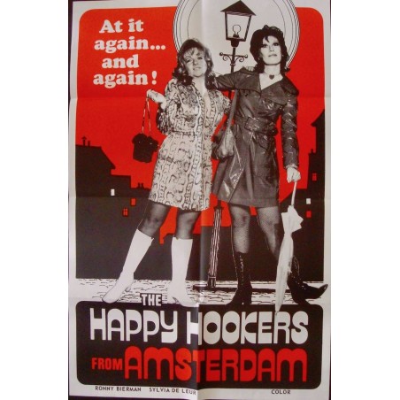 Happy Hookers From Amsterdam one sheet movie poster - illustraction Gallery