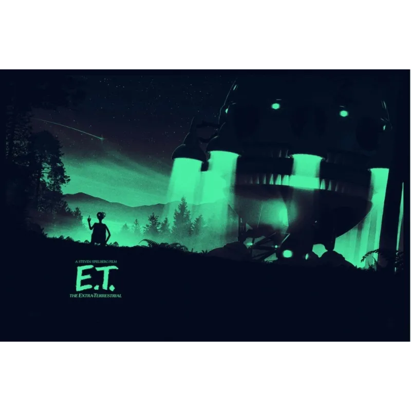 E.T. The Extra-Terrestrial limited edition variant print by Matt ...