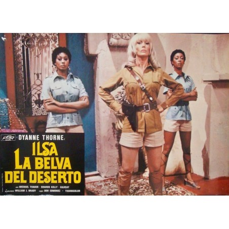 Ilsa Harem Keeper Of The Oil Sheiks Italian fotobusta movie poster - illustraction Gallery