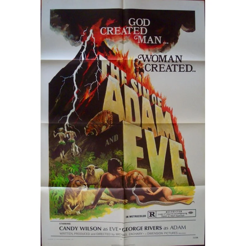 The Sin Of Adam And Eve (El Pecado de Adan y Eva) one sheet movie ...