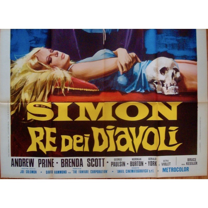 Simon King Of The Witches Italian movie poster - illustraction Gallery