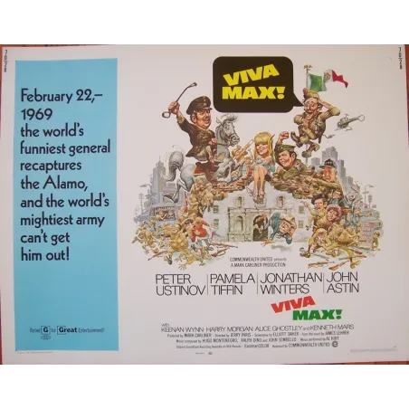 Viva Max half sheet movie poster - Illustraction Gallery