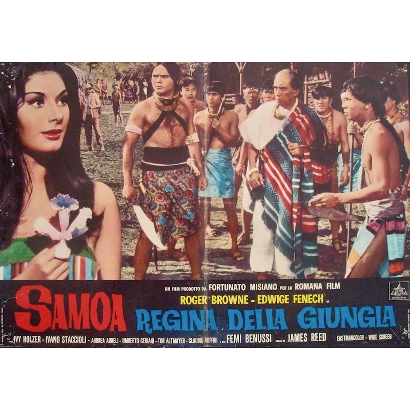 Samoa Queen Of The Jungle Italian fotobusta movie poster set ...