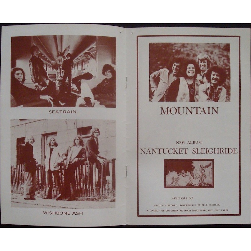 Elton John 1971 Fillmore East concert program - illustraction Gallery