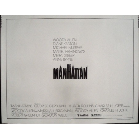 Manhattan half sheet movie poster - illustraction Gallery