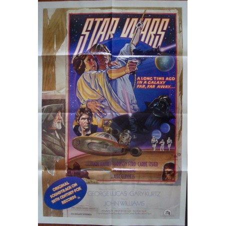 Star Wars one sheet record style movie poster - illustraction Gallery
