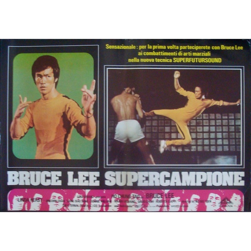 Bruce Lee The Man The Myth Italian fotobusta movie poster set ...