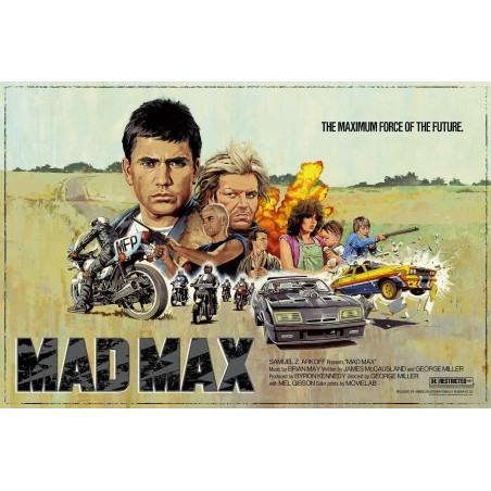 Mad Max limited edition print by Paul Mann - illustraction Gallery