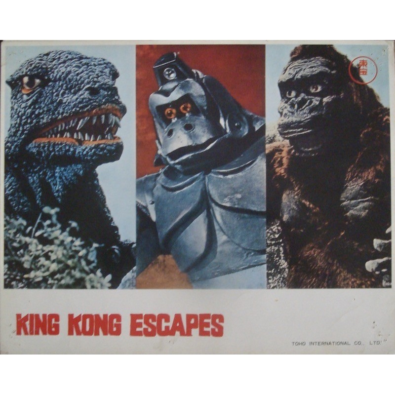 King Kong Escapes Japanese Lobby Cards set - illustraction Gallery