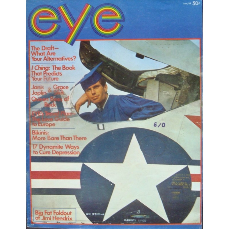 Jimi Hendrix 1968 Eye Magazine poster - illustraction Gallery