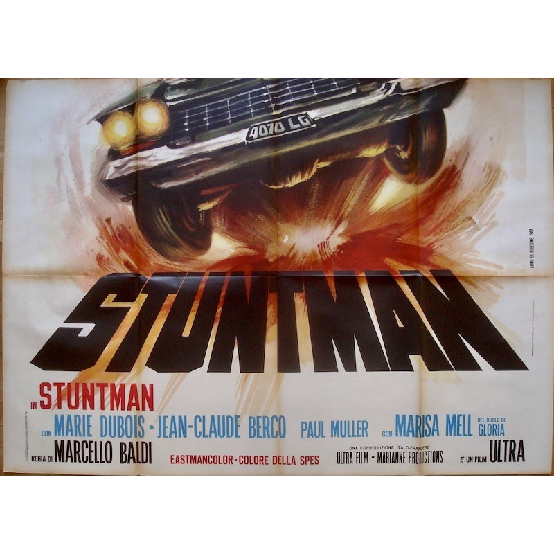 Stuntman Italian movie poster - illustraction Gallery