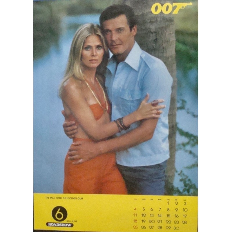 James Bond The Spy Who Loved Me Japanese Roadshow Calendar ...
