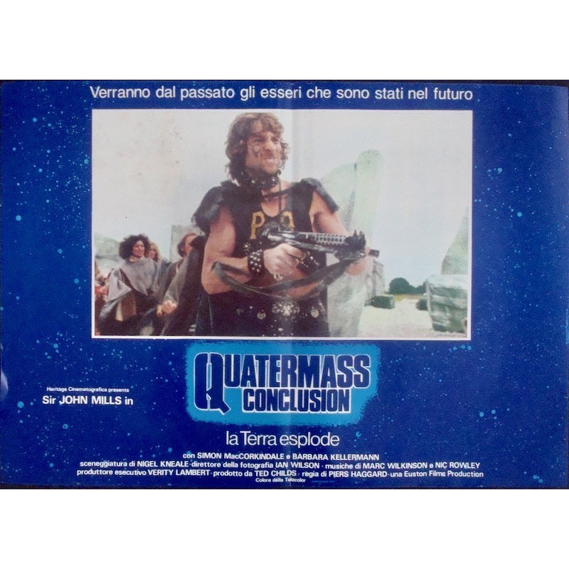 Quatermass Conclusion Italian fotobusta movie poster set ...