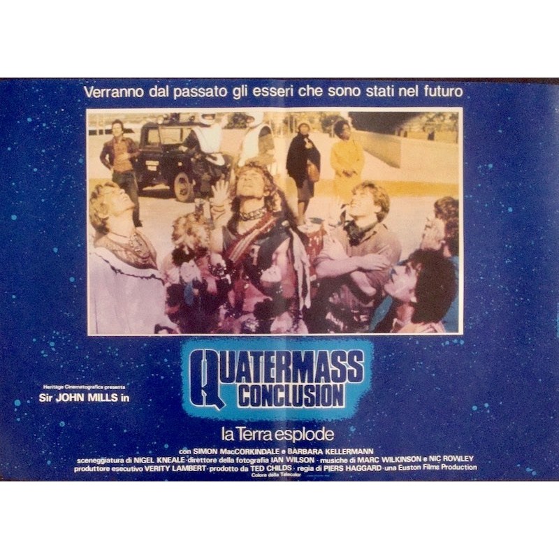 Quatermass Conclusion Italian fotobusta movie poster set ...