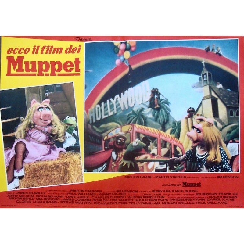 The Muppet Movie Italian fotobusta movie poster set - illustraction Gallery