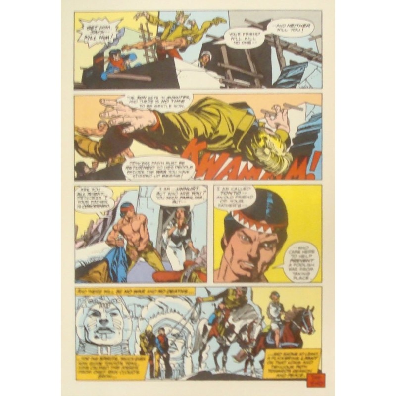 Aurora Comic Book Scenes complete set of 10 comic books - illustraction Gallery