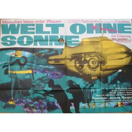 Le monde sans soleil (World Without Sun) German movie poster ...