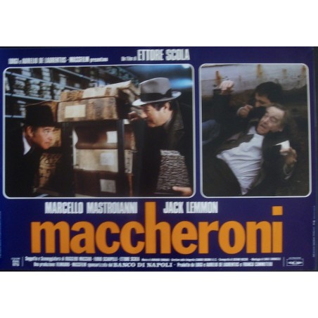 Maccheroni (Macaroni) Italian fotobusta movie poster set ...