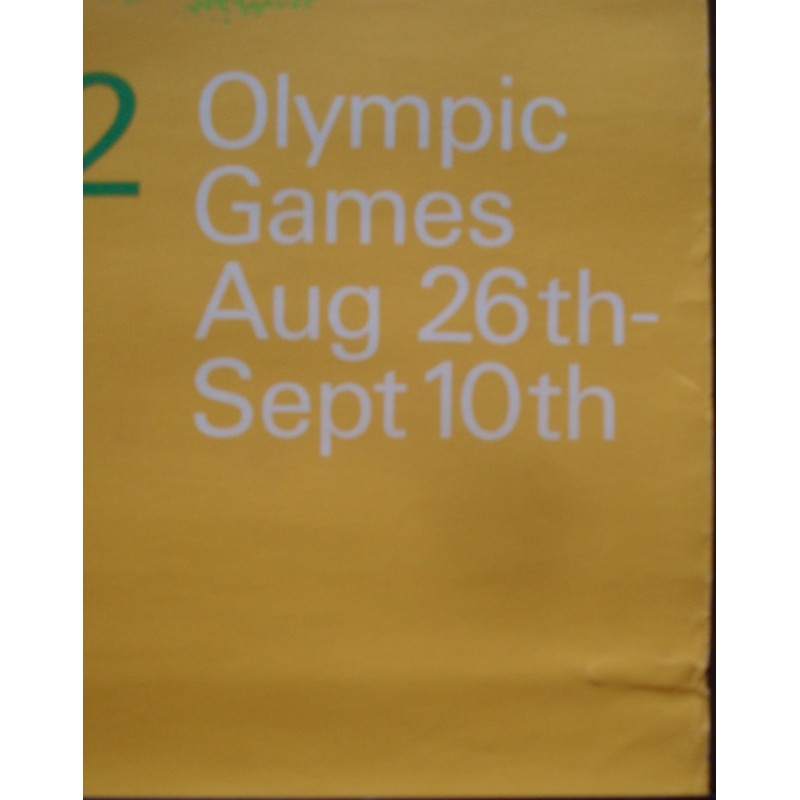 Munich 1972 Olympics Archery poster - Illustraction Gallery