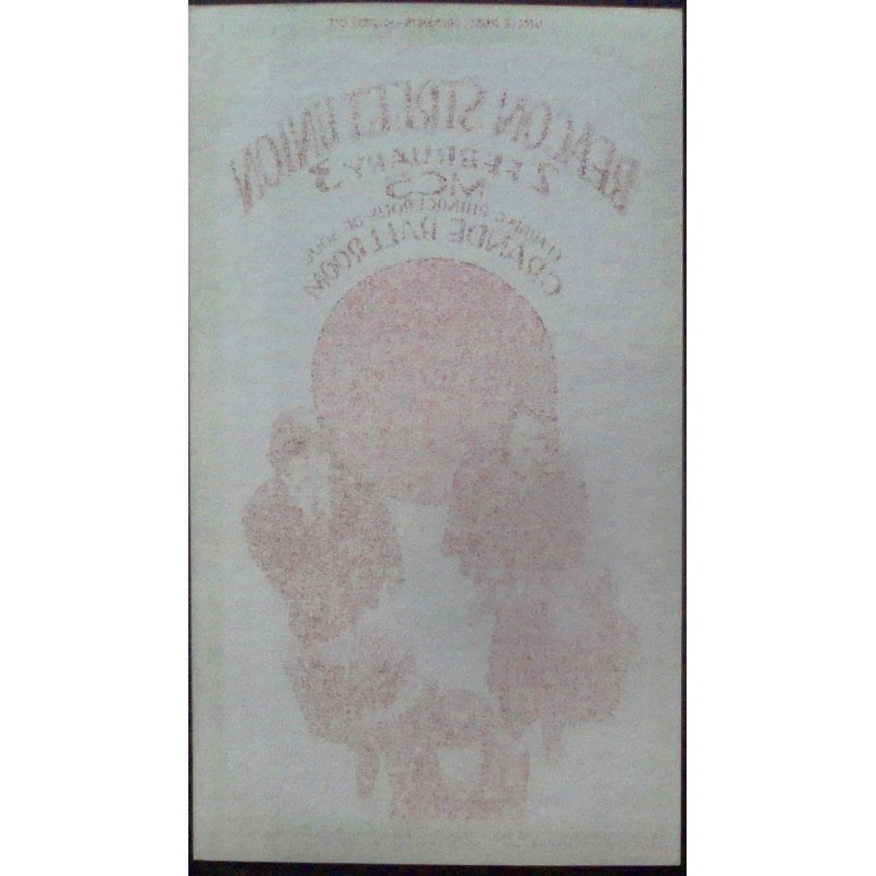 RGP 65 Beacon Street Union Grande Ballroom concert Handbill ...