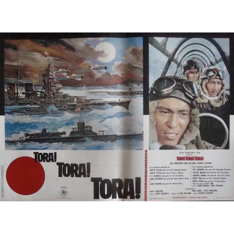 Tora Tora Tora Italian fotobusta movie poster set - illustraction Gallery