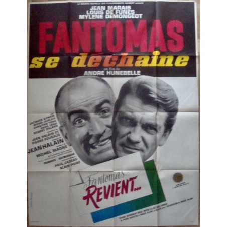 Fantomas se dechaine French movie poster - illustraction Gallery