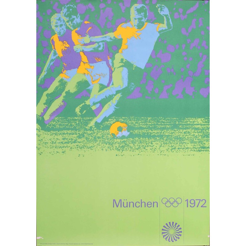 Munich 1972 Olympics Judo poster - illustraction Gallery