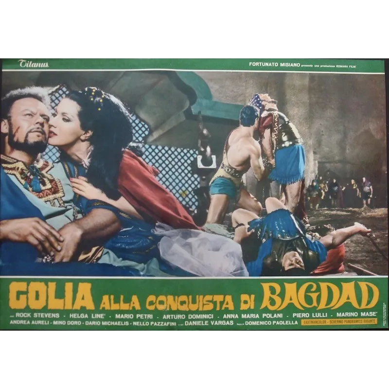 Goliath At The Conquest Of Damascus Italian fotobusta movie poster set ...