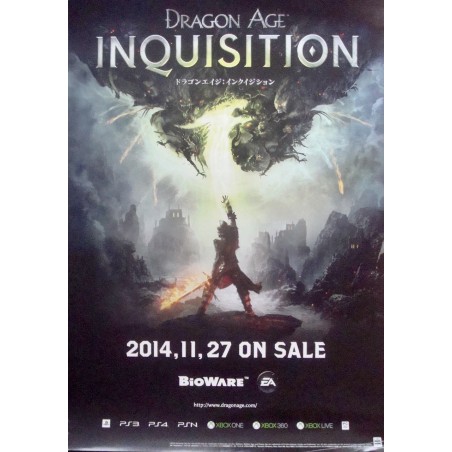 Dragon Age Inquisition Japanese video game poster - illustraction Gallery