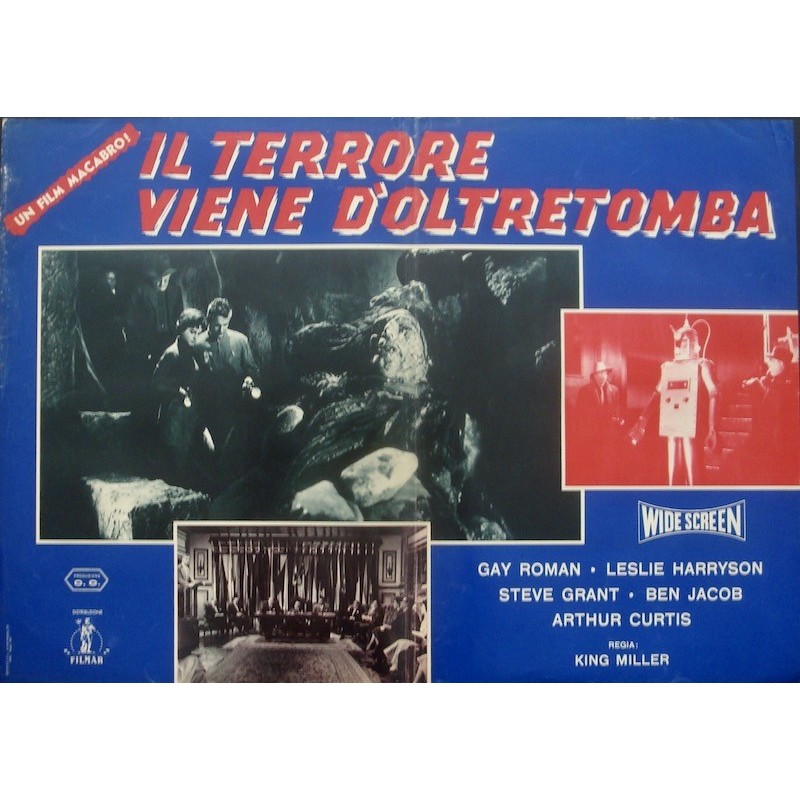 The Robot vs. the Aztec Mummy Italian fotobusta movie poster set ...