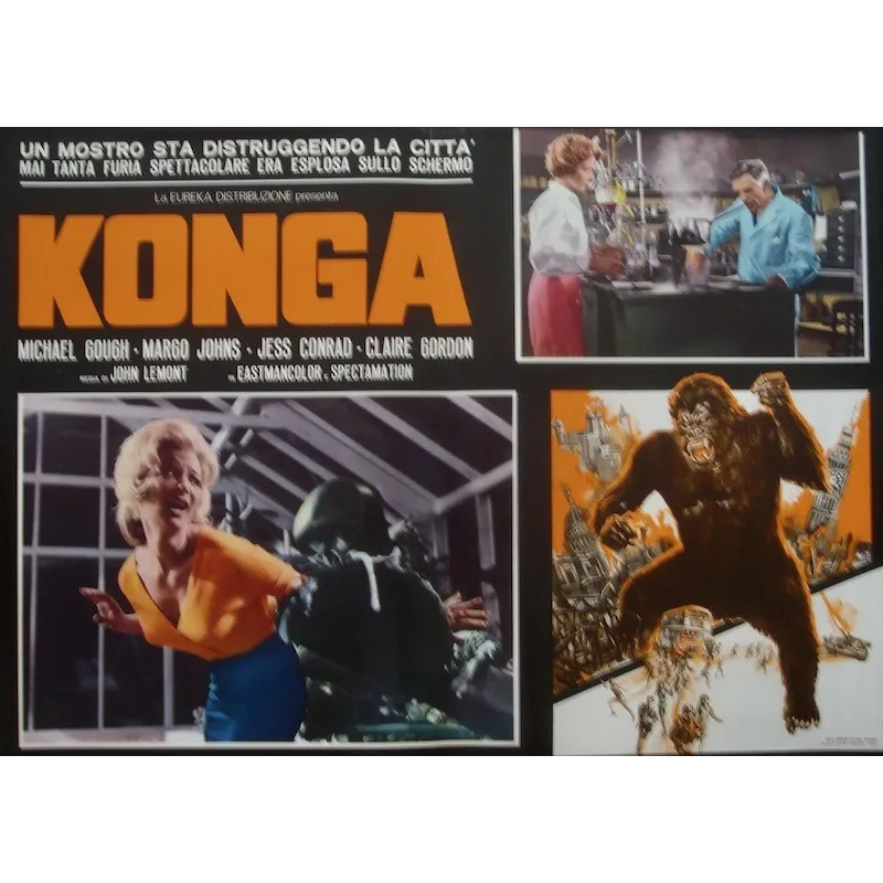 Konga Italian fotobusta movie poster set - illustraction Gallery