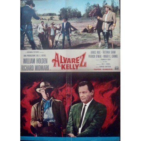 Alvarez Kelly Italian movie poster - illustraction Gallery