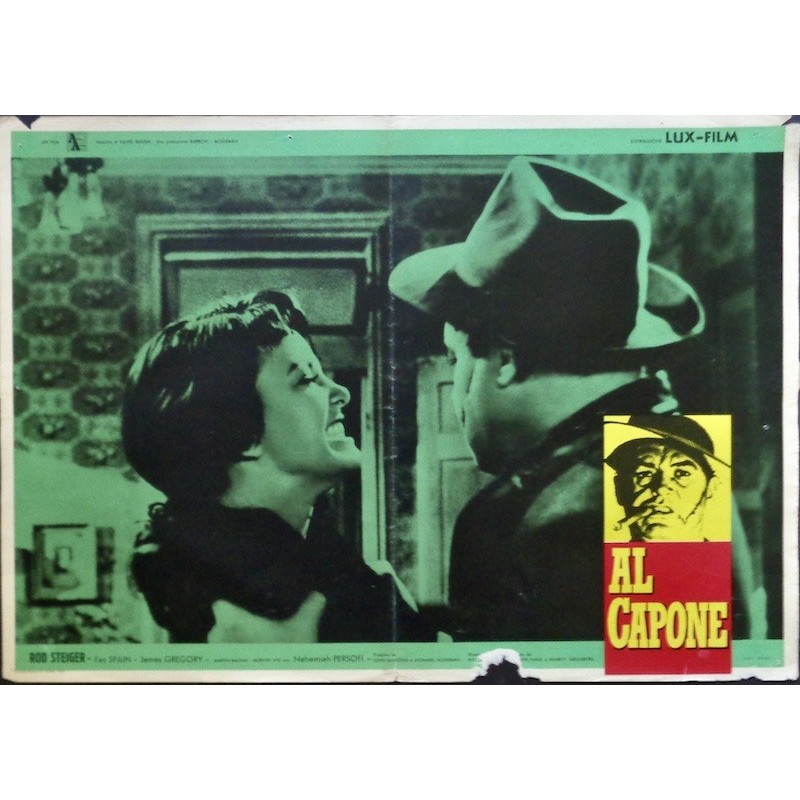 Al Capone Italian fotobusta movie poster set - illustraction Gallery