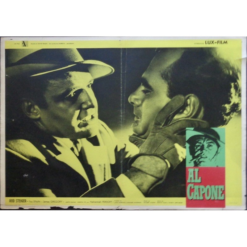Al Capone Italian fotobusta movie poster set - illustraction Gallery
