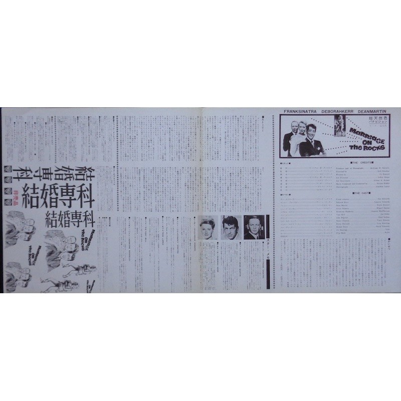 Marriage On The Rocks Japanese Press movie poster - illustraction Gallery