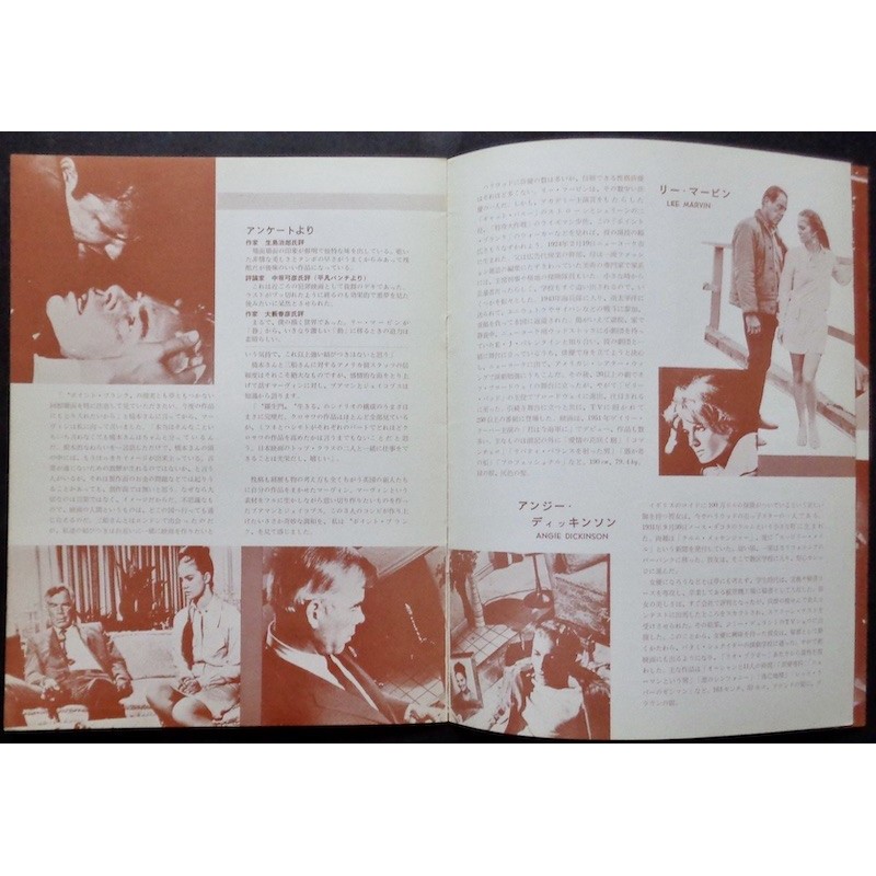 Point Blank Japanese movie rogram - illustraction Gallery