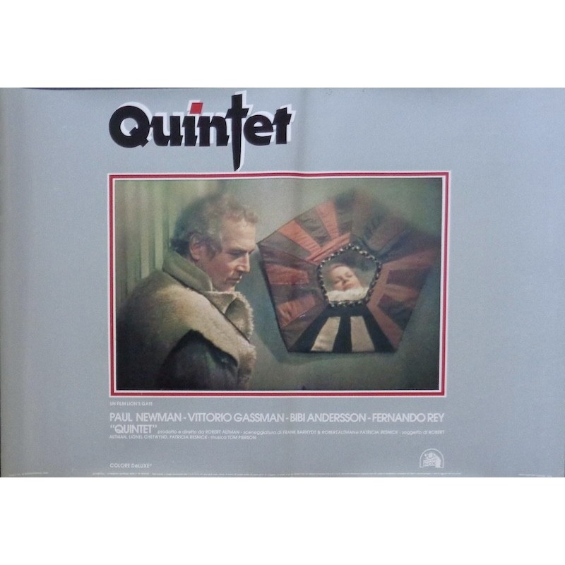 Quintet Italian fotobusta movie poster set - illustraction Gallery