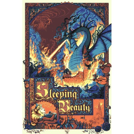 Sleeping Beauty limited edition Variant print by Alex Hovey ...