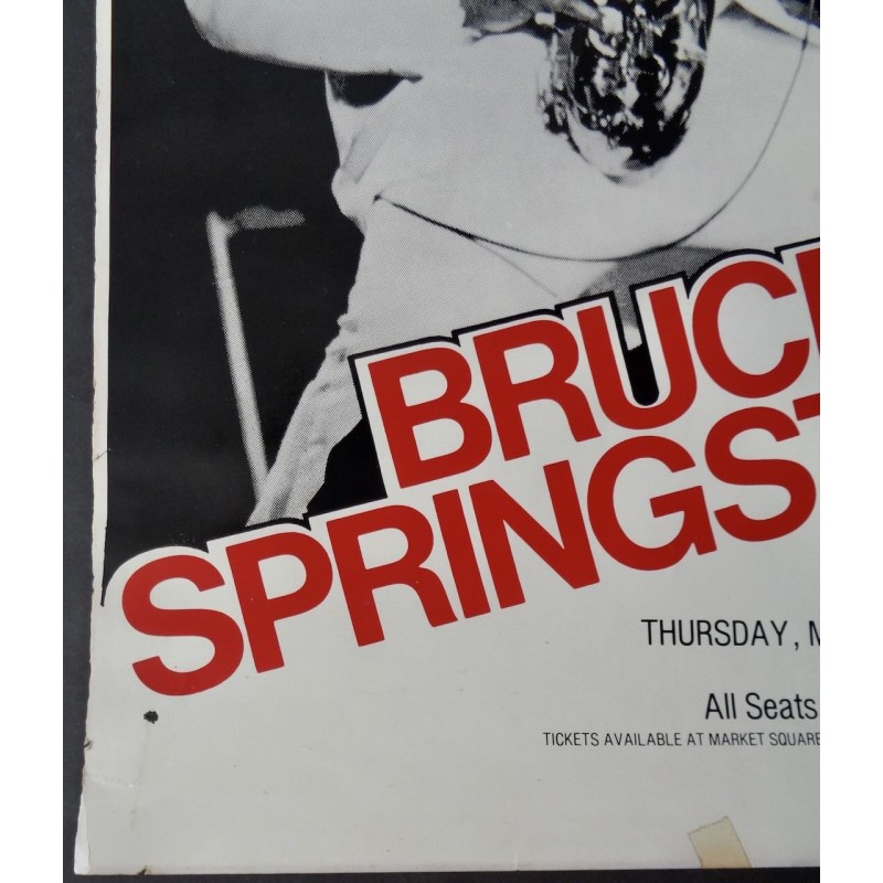 Bruce Springsteen 1981 Indianapolis concert poster - illustraction Gallery