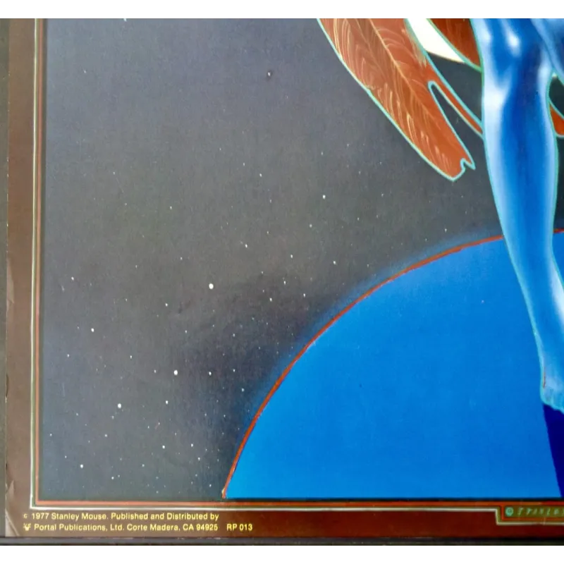 Led Zeppelin Blue Angel 1977 Portal poster - illustraction Gallery