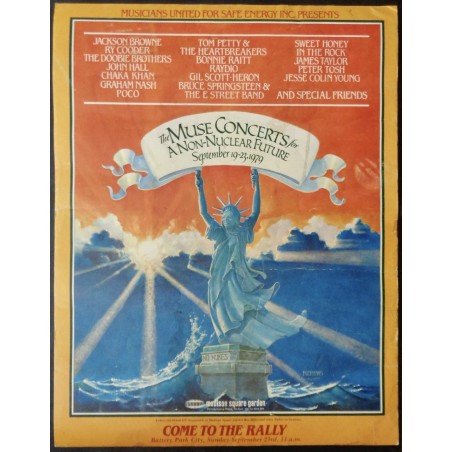 Muse Concert For Non Nuclear Future 1979 New York concert poster ...