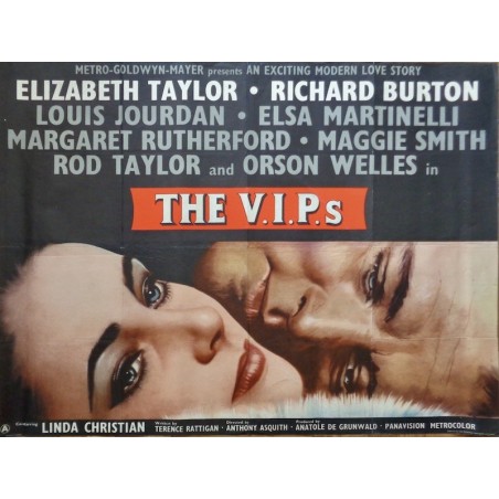 The VIPs British Quad movie poster - illustraction Gallery