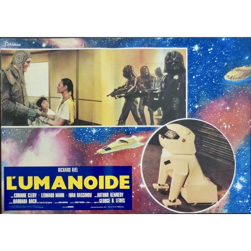 The Humanoid (L'umanoide) Italian fotobusta movie poster set ...